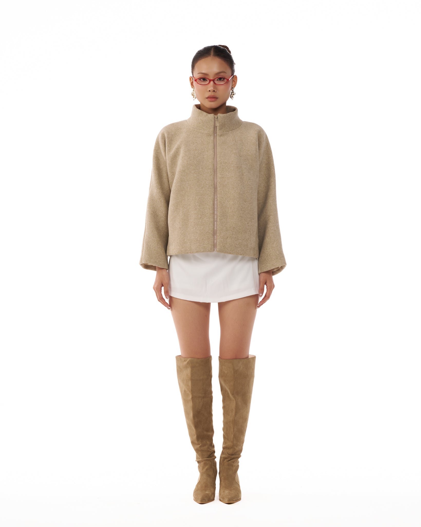 12 Zip Up Teddy Bomber Jacket – IMJEN